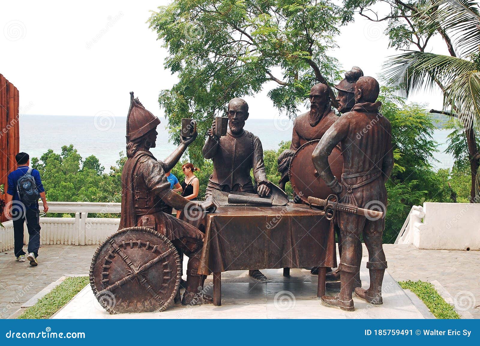 Blood Compact Monument in Bohol, Philippines Editorial Photo - Image of ...