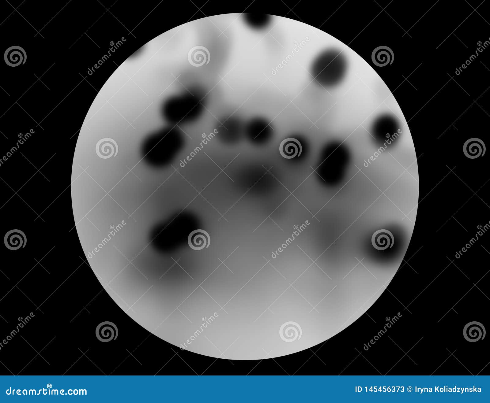 Blood Corpuscles a Microscope, Blood Type View Stock Illustration ...