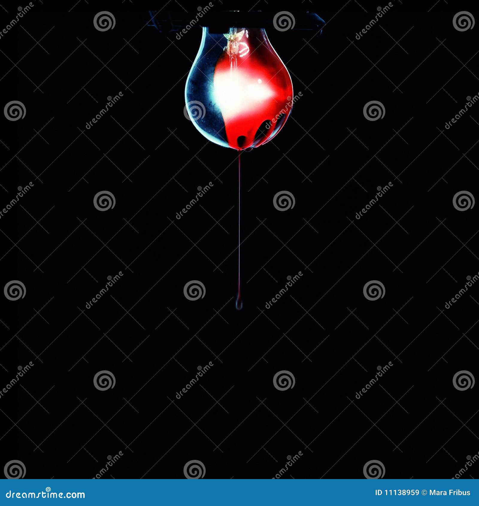 Blood covered bulb stock image. Image of messy, light - 11138959
