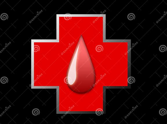 Blood Cross stock illustration. Illustration of bleed - 5594239