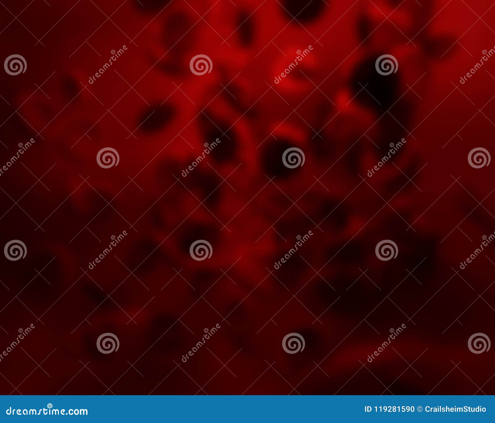Blood 3D Rendering Blurred Background Stock Illustration - Illustration ...