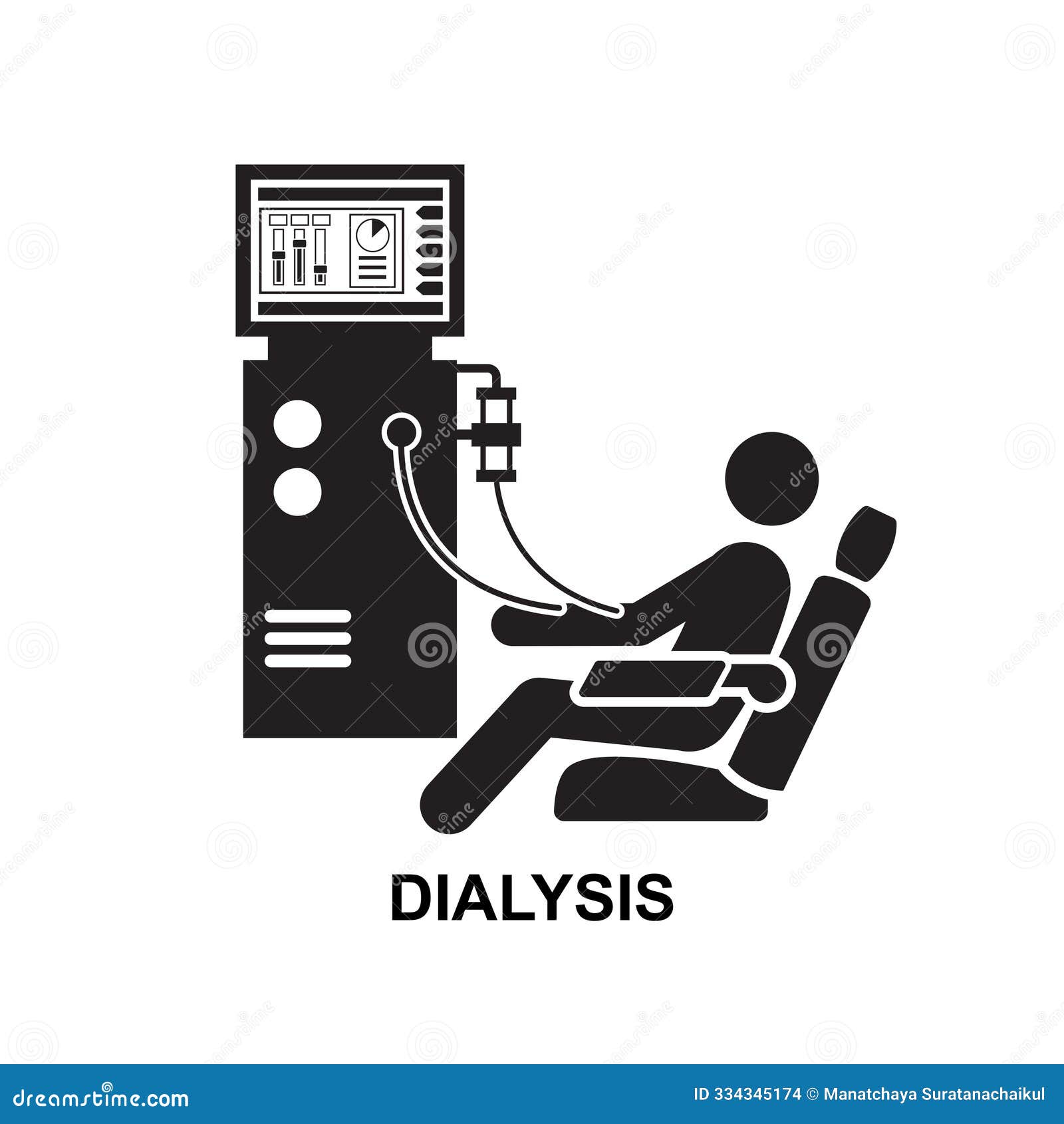 Dialysis Icon In Different Style Vector Illustration. Two Colored And ...