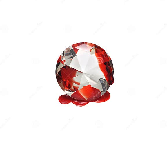 Blood Diamond stock image. Image of clear, crystal, blood - 21161897