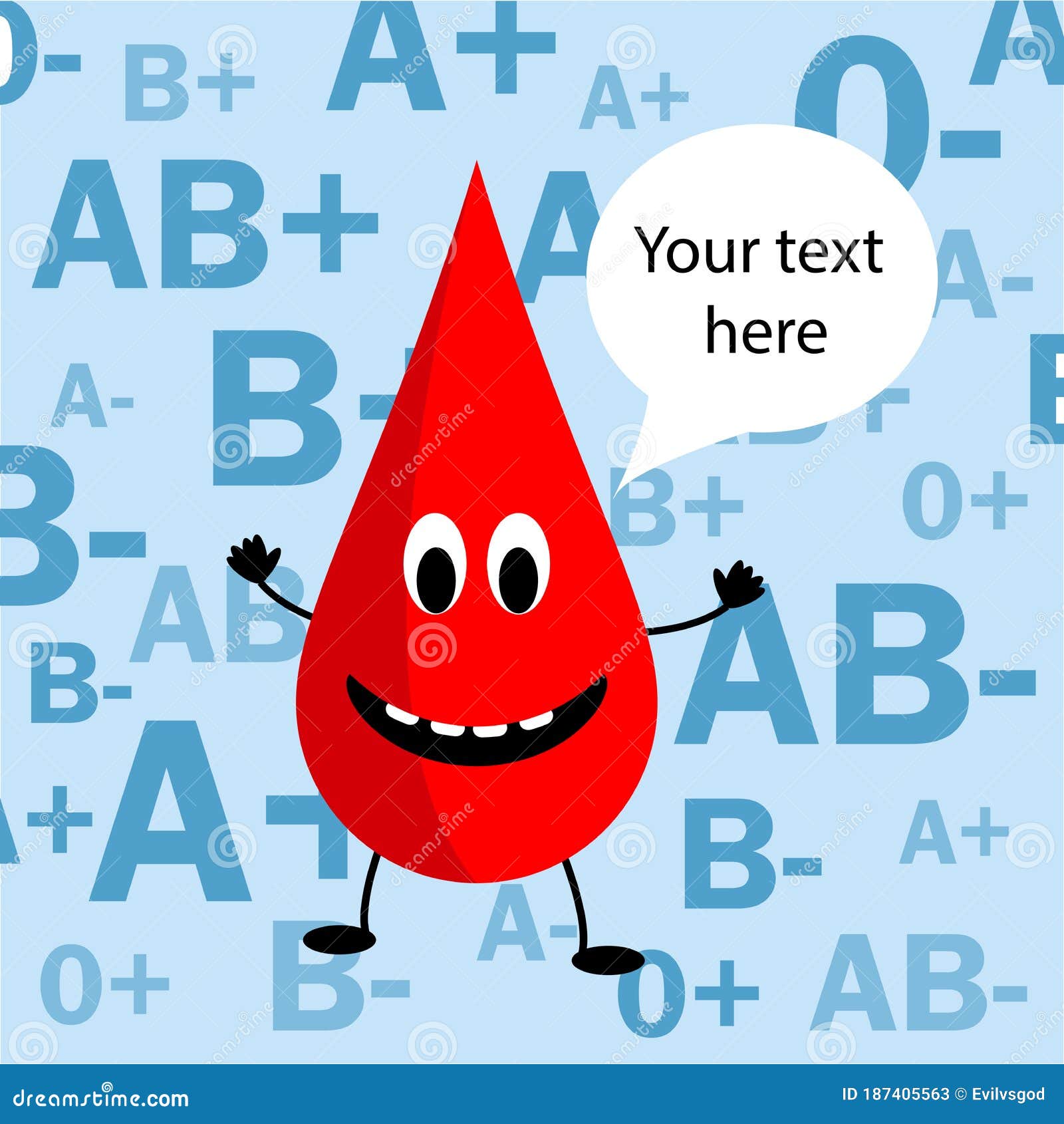 Blood Donation Sign with Speach Box Stock Vector - Illustration of ...