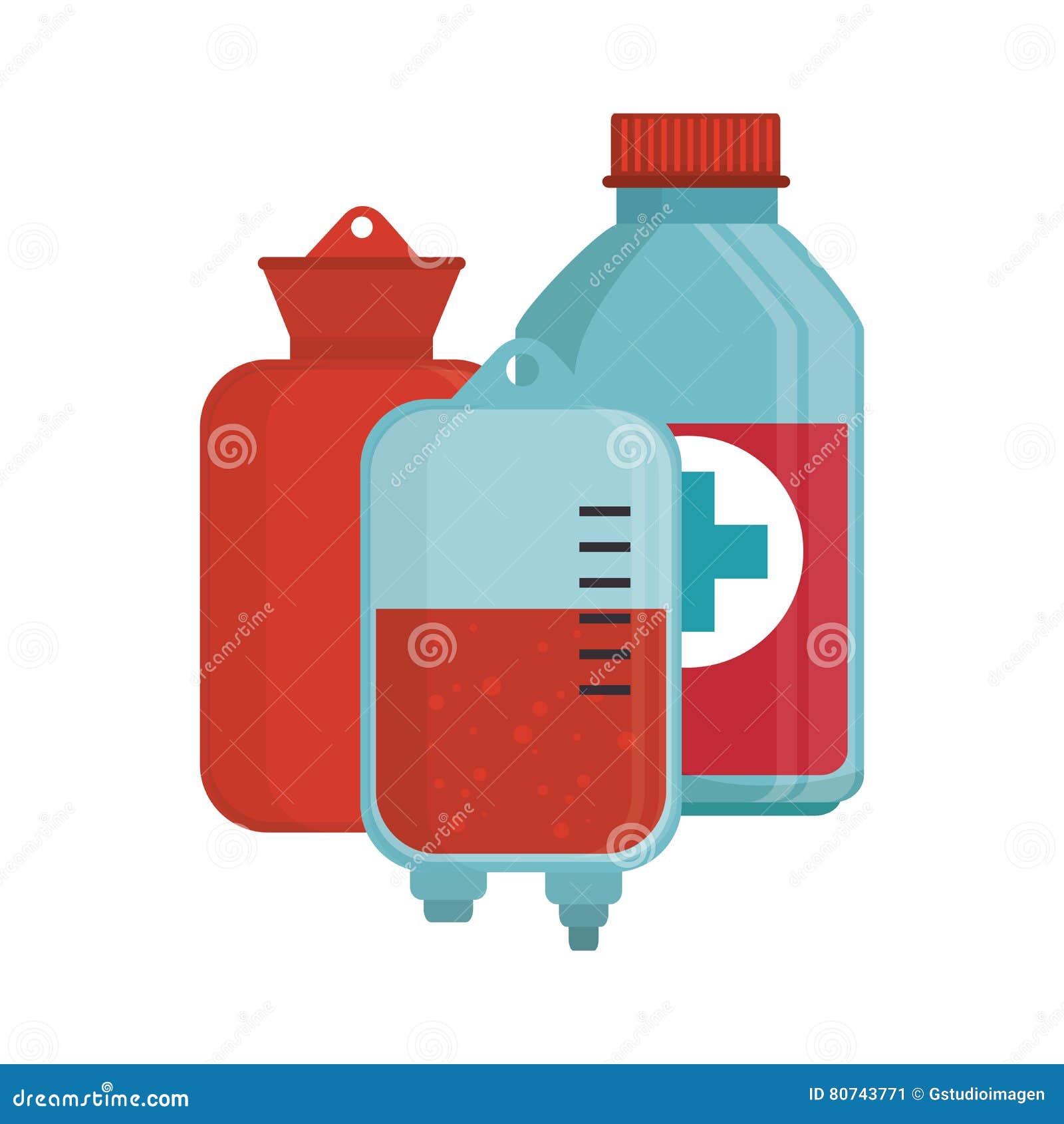 Blood Donation Bag Bottle Medical Stock Vector - Illustration of health ...