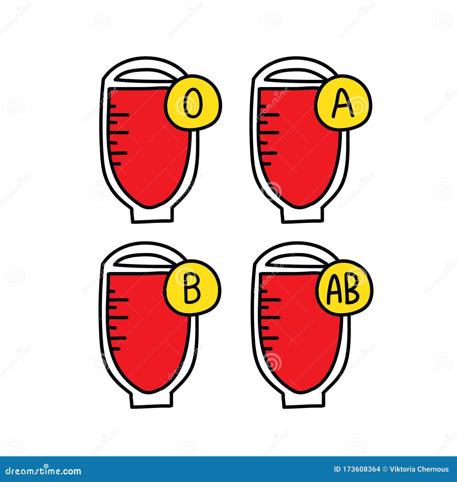 Blood Donation Doodle Icon, Vector Illustration Stock Illustration ...