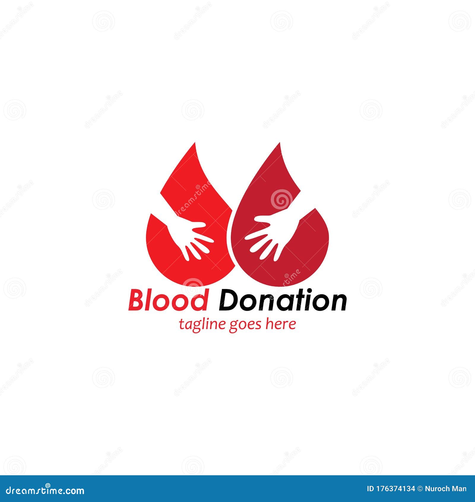 Blood Donation Logo Template Design Vector Icon. Stock Vector ...