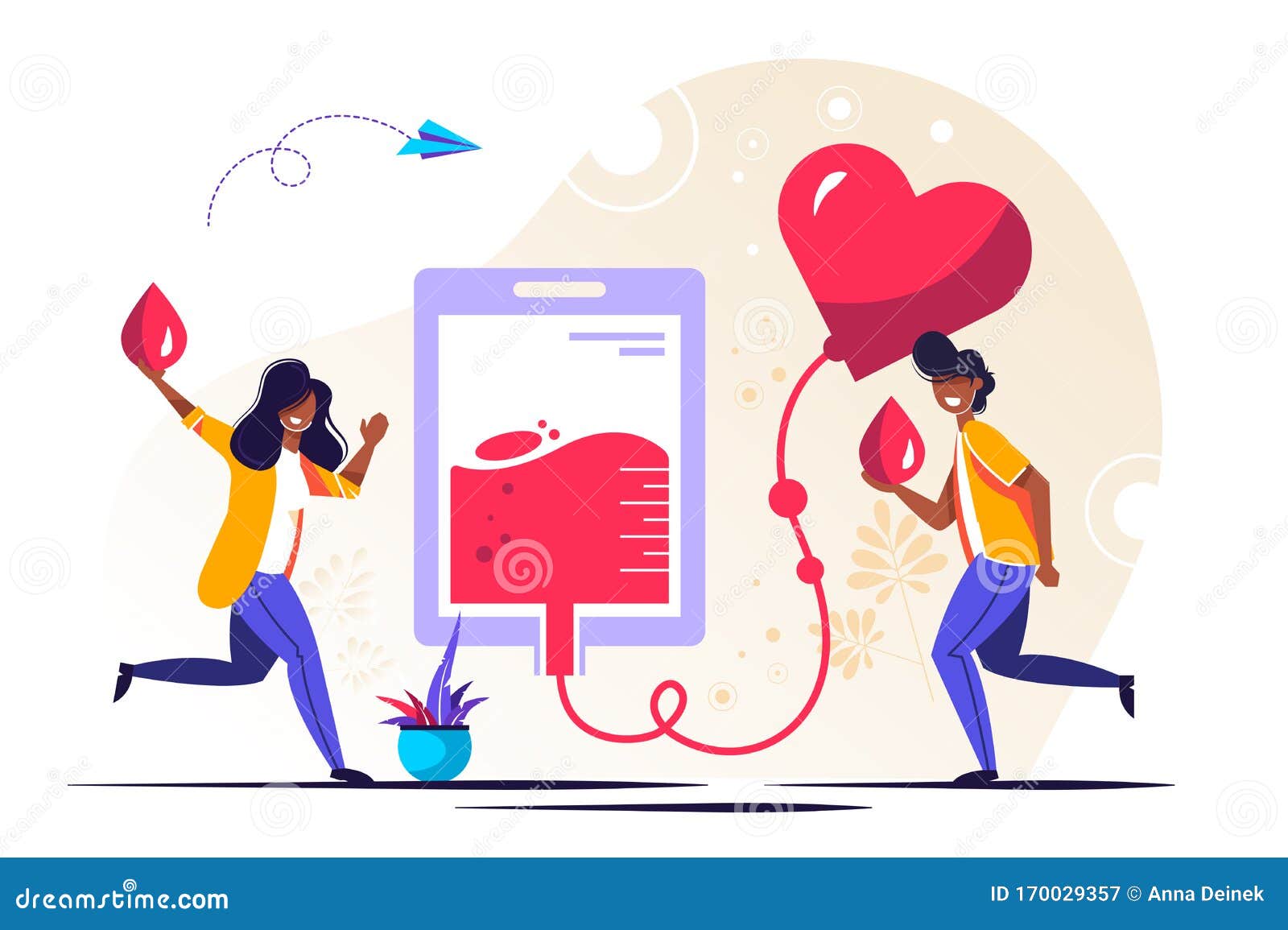 Blood Donation Vector Illustration Stock Vector - Illustration of ... Blood Donation Vector Illustration Stock Vector - Illustration of ...