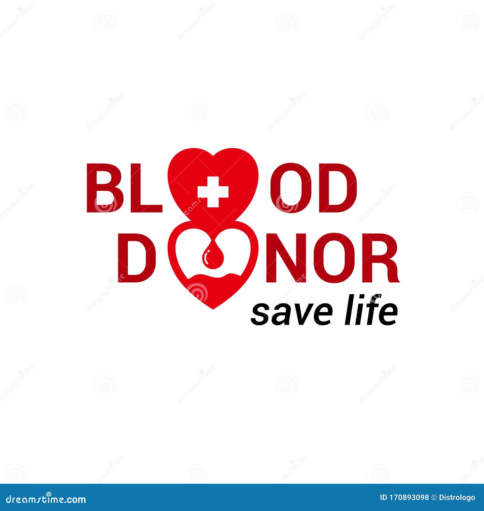 Blood Donor Save Life Banner Poster. Blood Donation Vector Design Stock ...