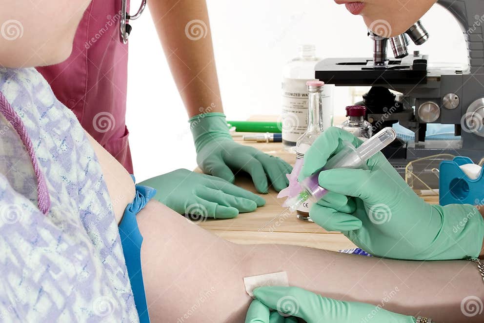 Blood Draw stock image. Image of needle, female, technician - 708209