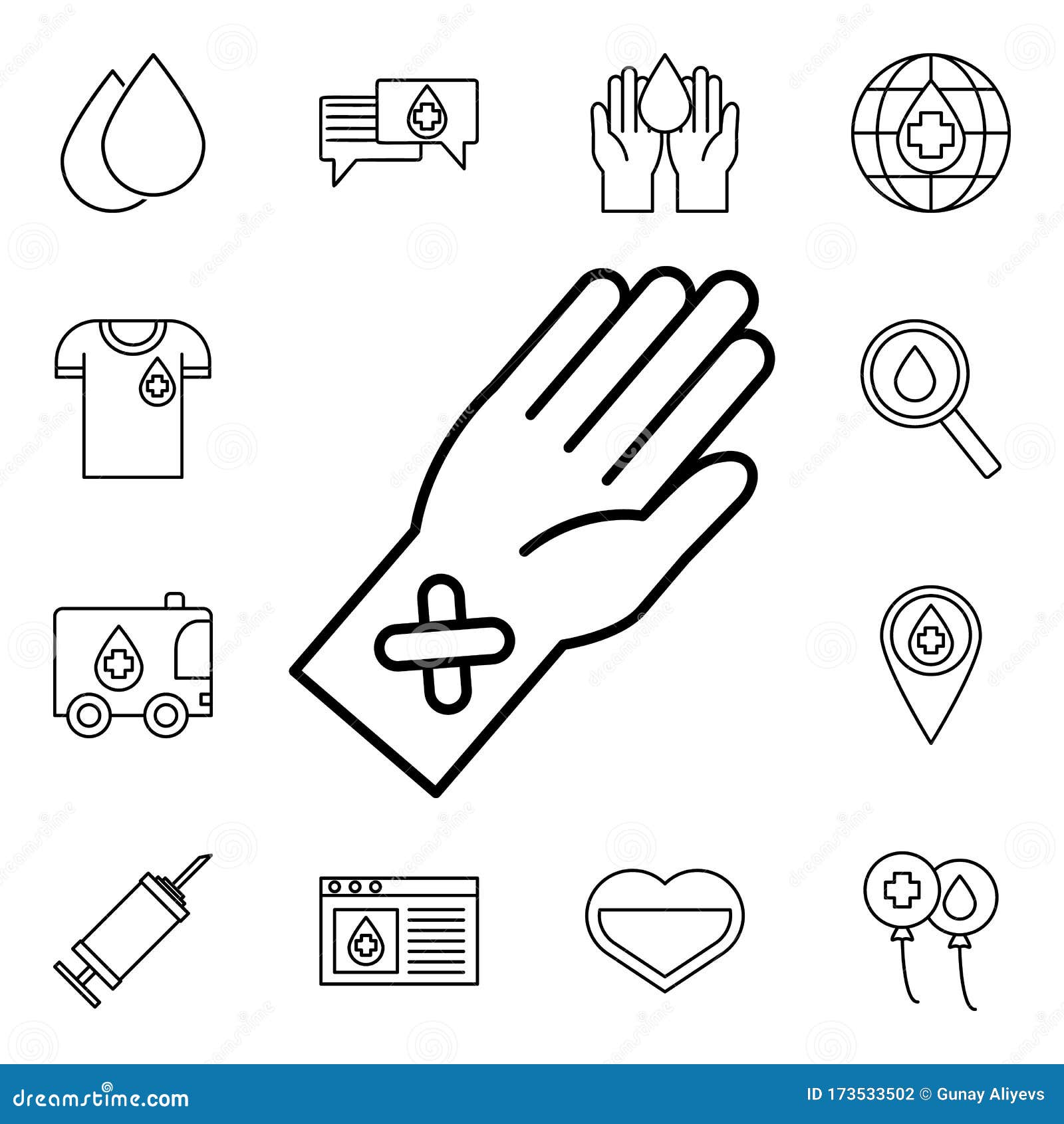Blood Draw Icon. Blood Donation Icons Universal Set for Web and Mobile ...