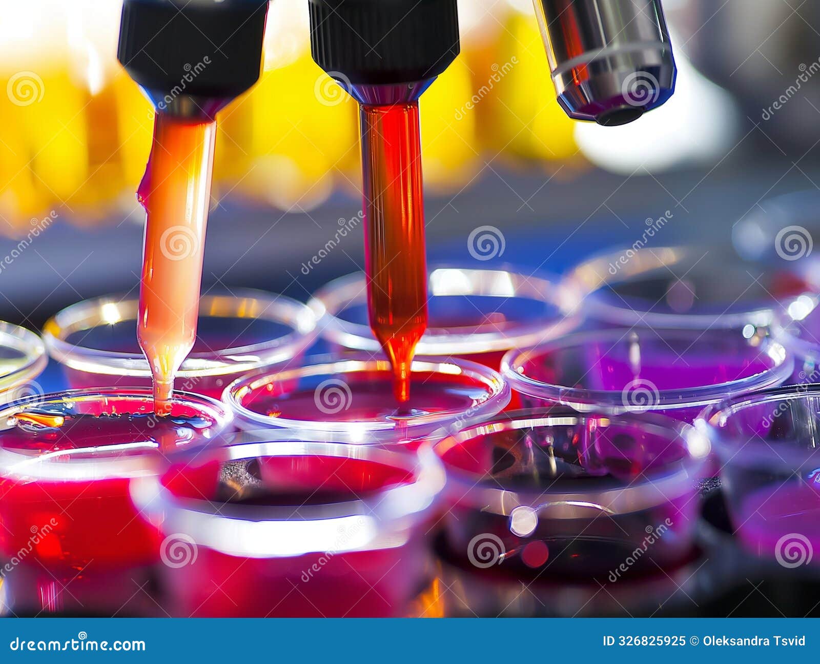 Blood Drawing Equipment in Laboratory for Analysis Stock Image - Image ...