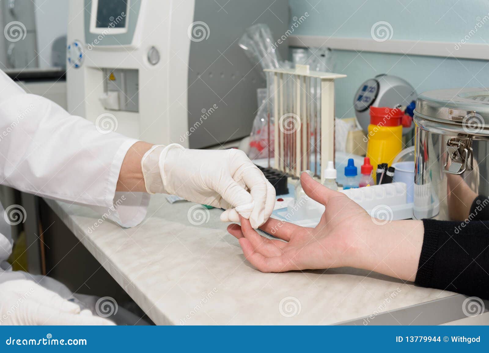 Blood drawing for testing stock photo. Image of vial - 13779944