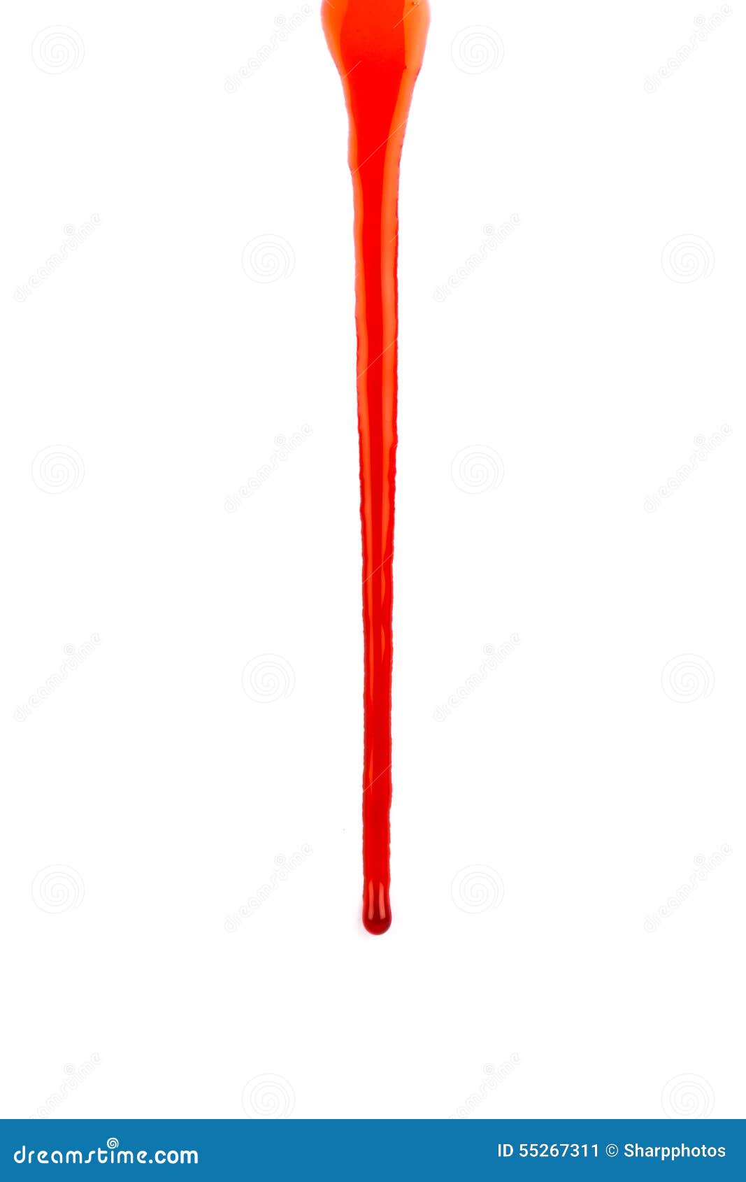 Blood Drip on White Background Stock Image - Image of crime, evil: 55267311