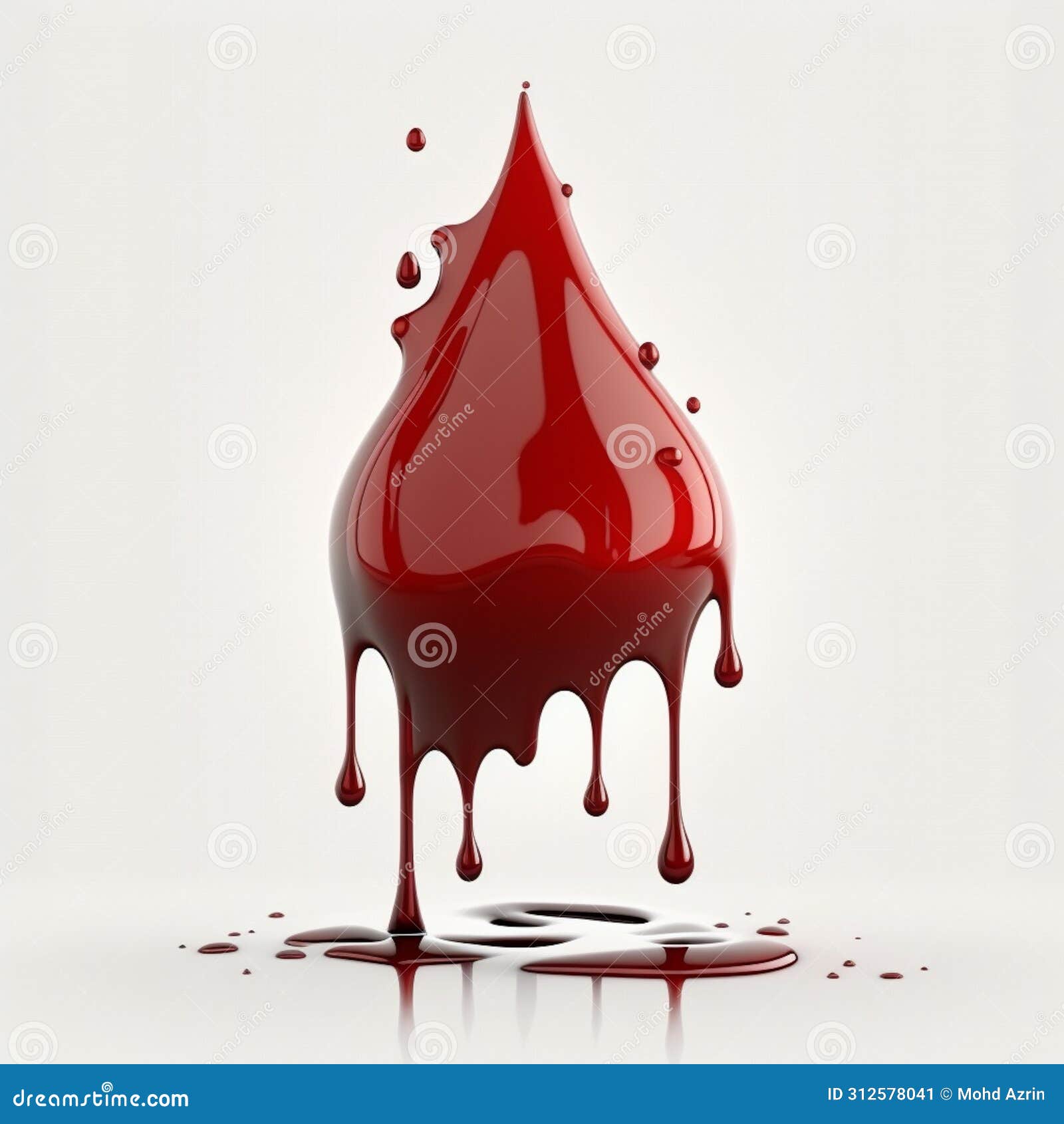 Blood Dripping Isolated on a White Stock Image - Image of thankful ...