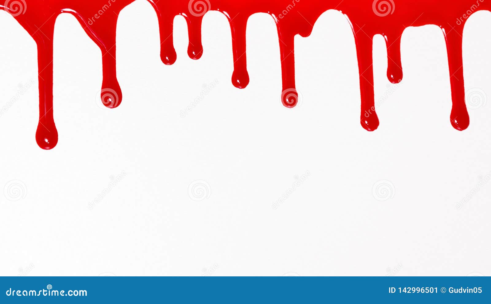 Blood Drip White Background