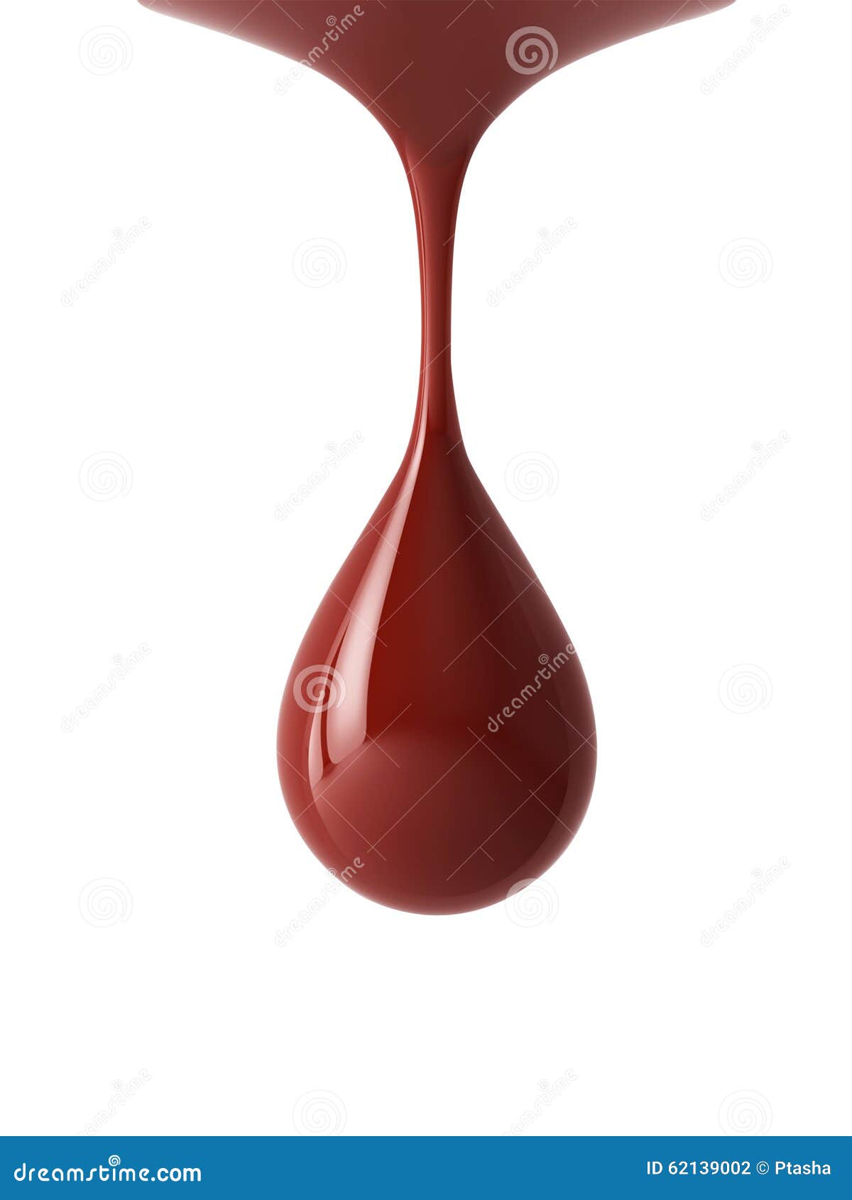 Blood Drop with Clipping Path Stock Illustration - Illustration of drop ...