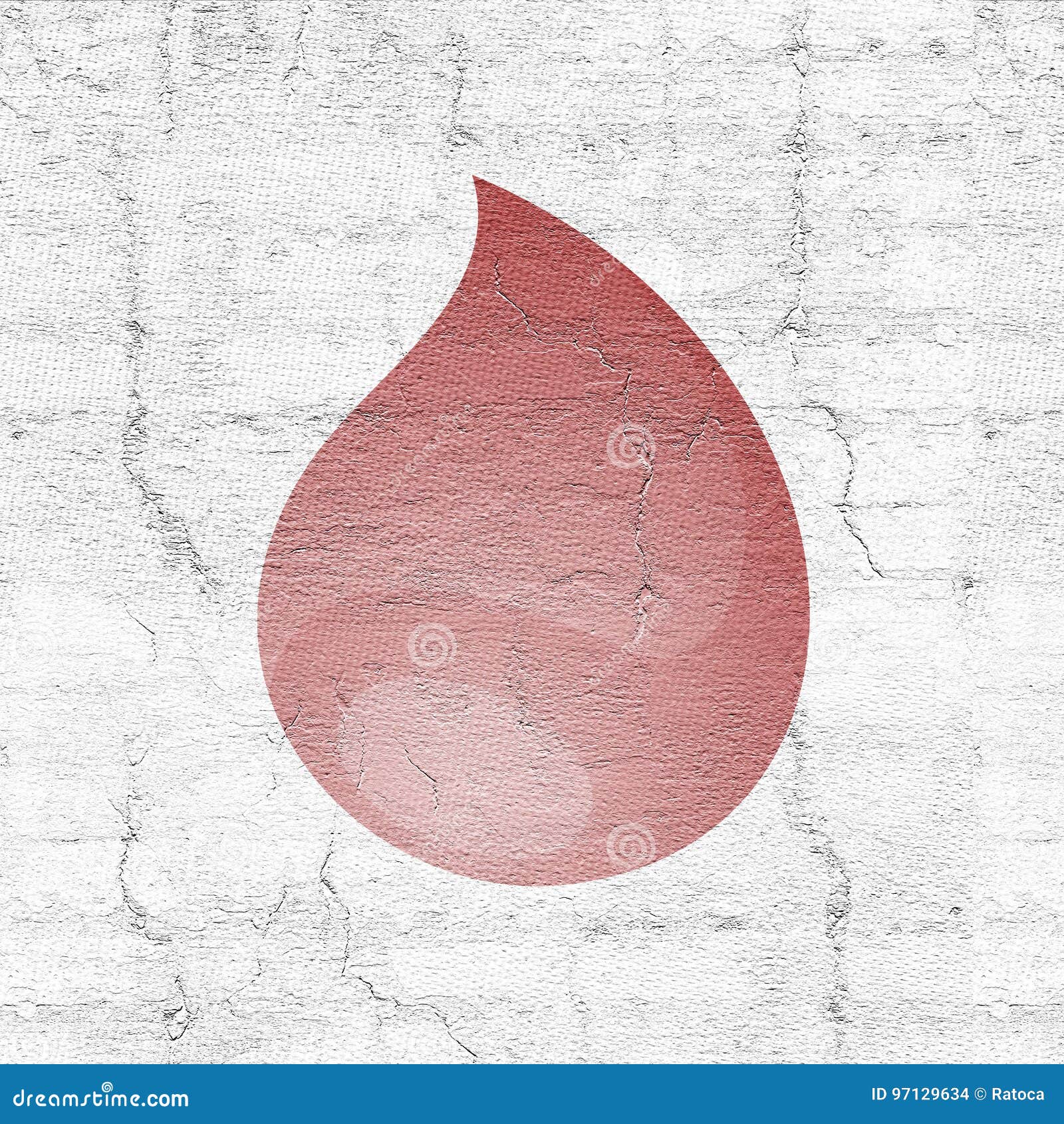 Blood drop stock illustration. Illustration of drop, creative - 97129634