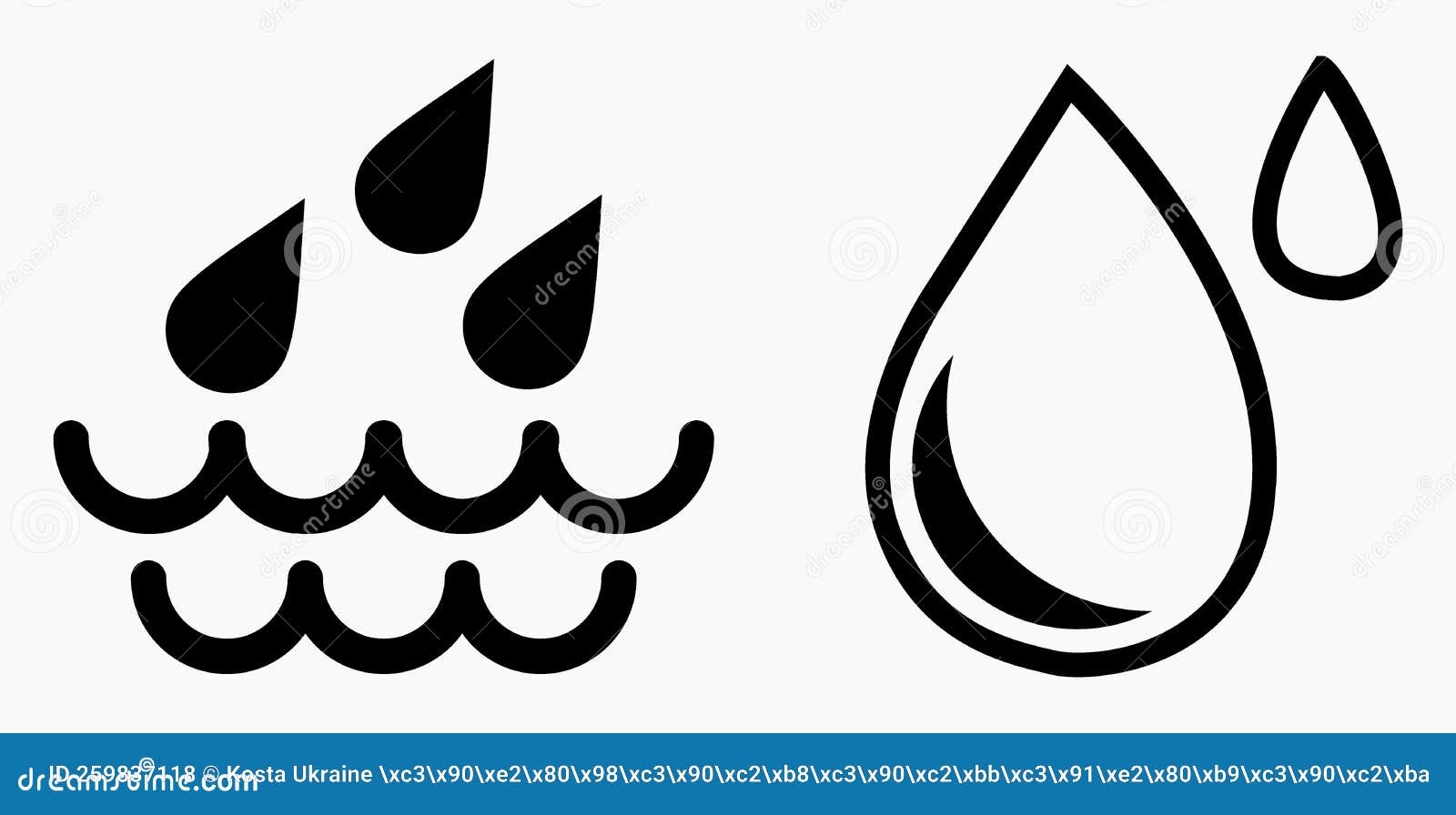 Blood Drop Icon stock vector. Illustration of number - 259837118