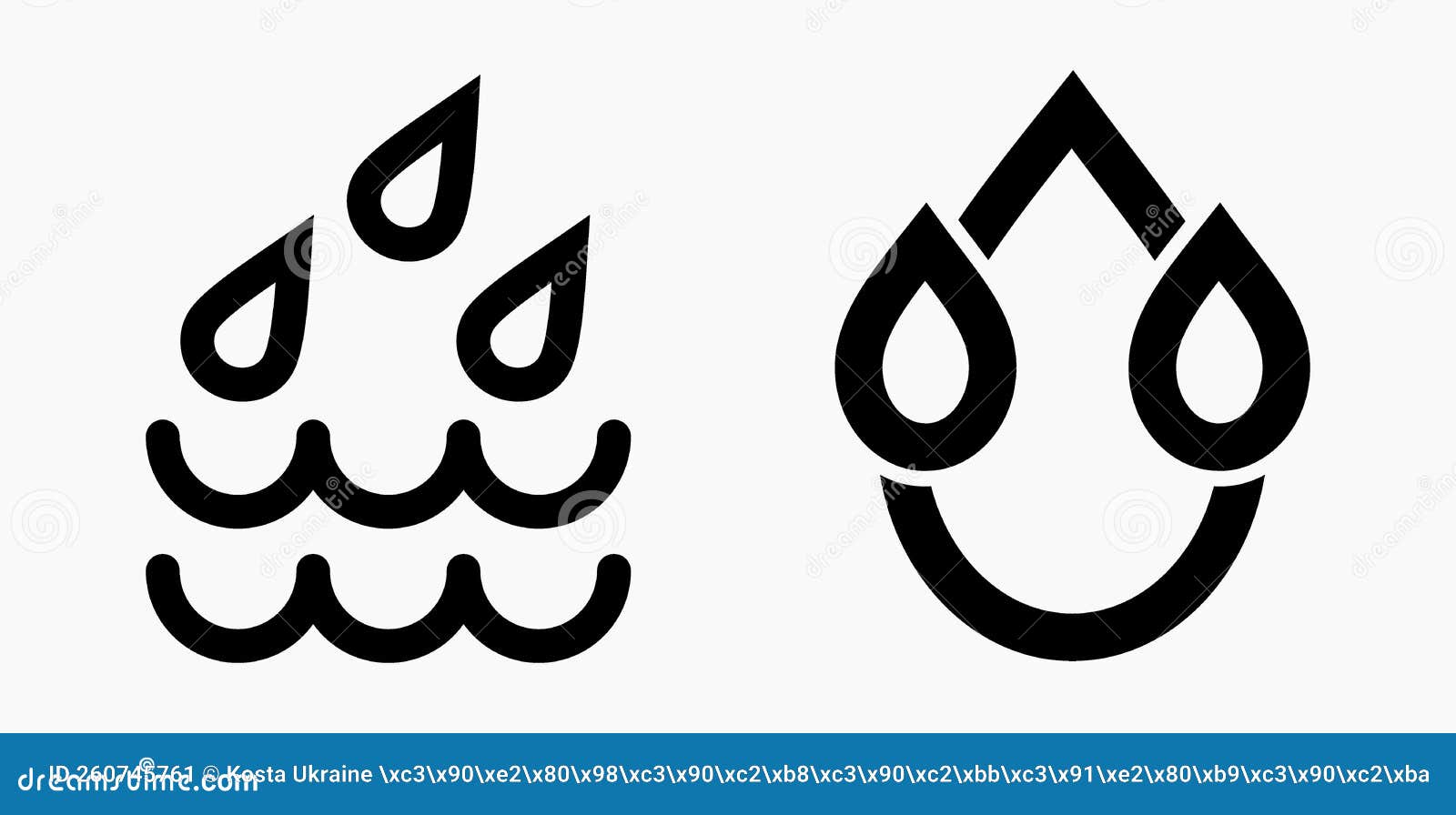 Blood Drop Icon Isolated Minimal Single Flat Linear Icon for ...