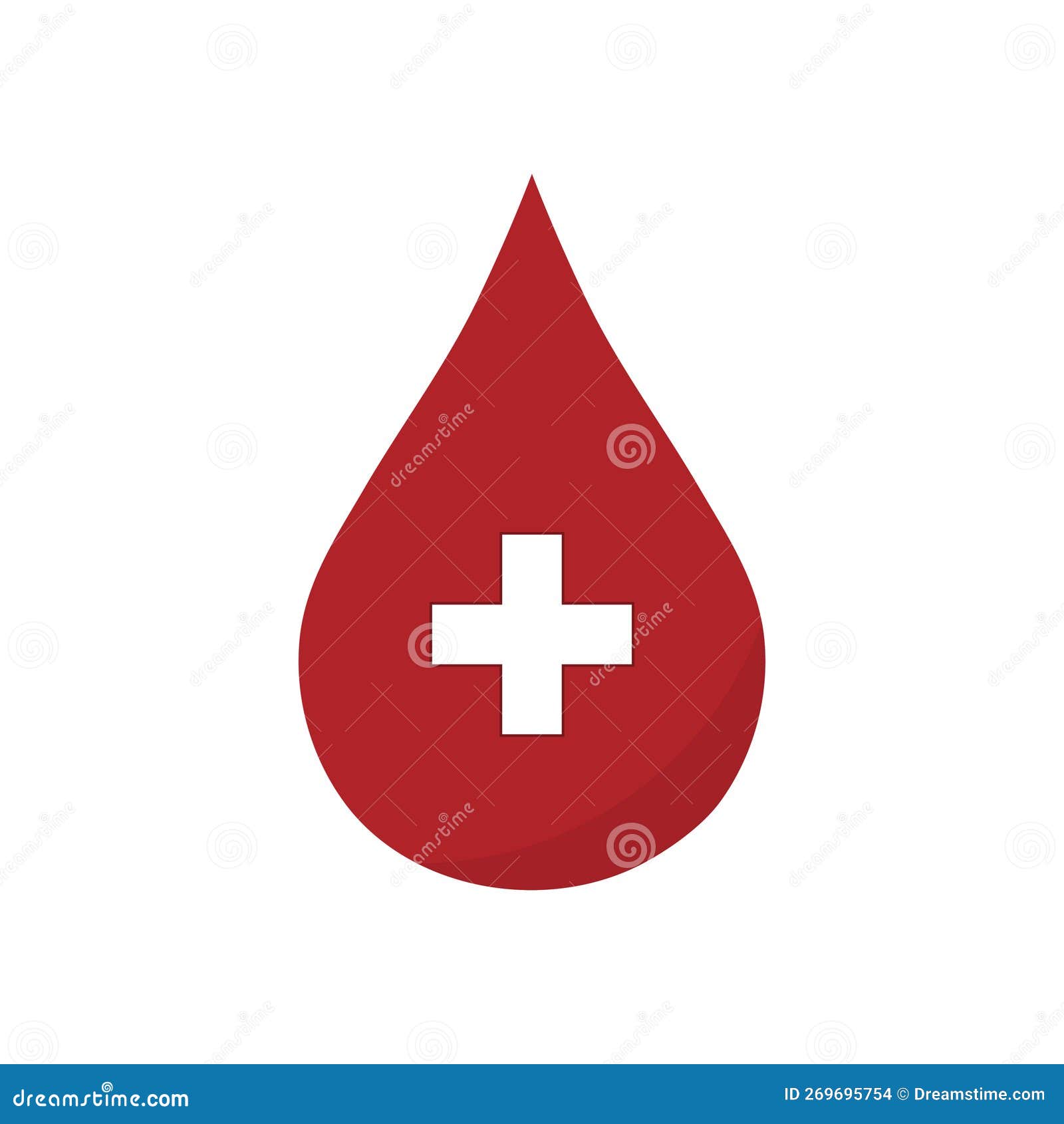 Blood Drop Icon, Vector Illustration Stock Vector - Illustration of ...