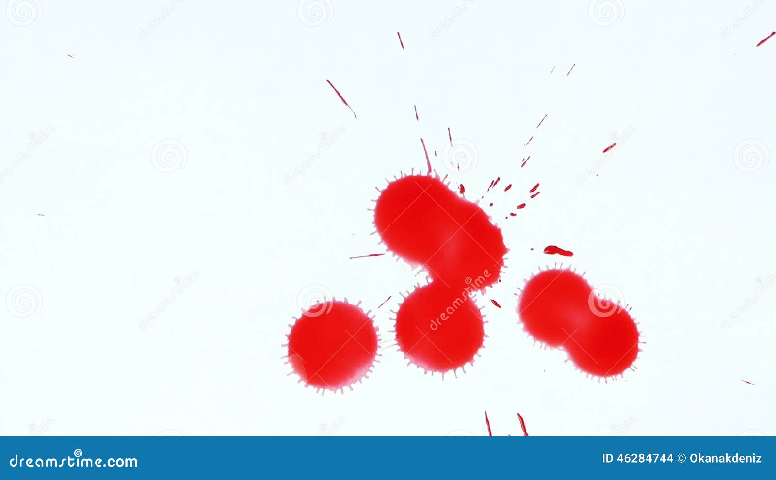 Blood Drop Splash stock footage. Video of drop, isolated - 46284744