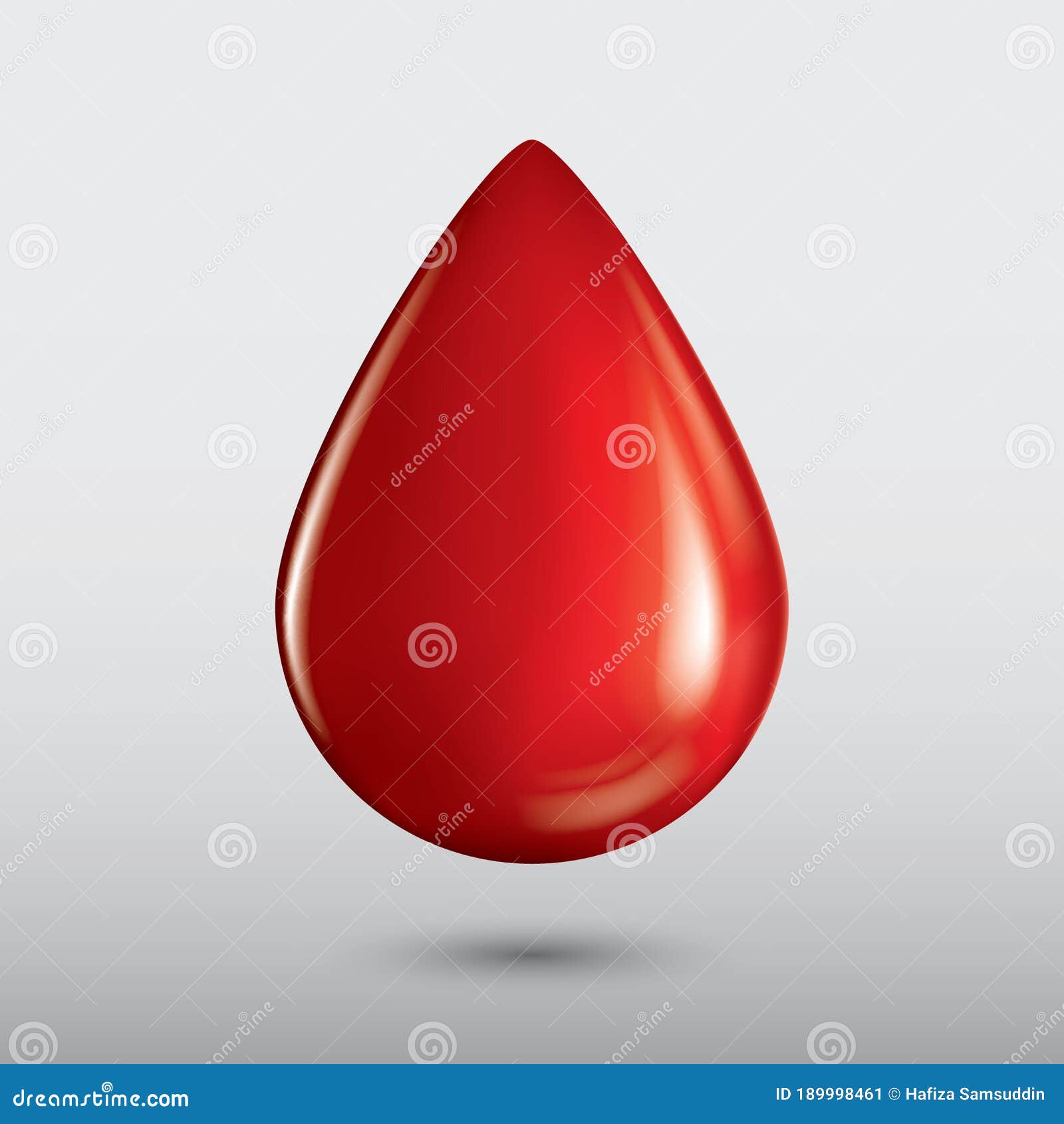 Blood Drop. Vector Illustration Decorative Design Stock Vector ...