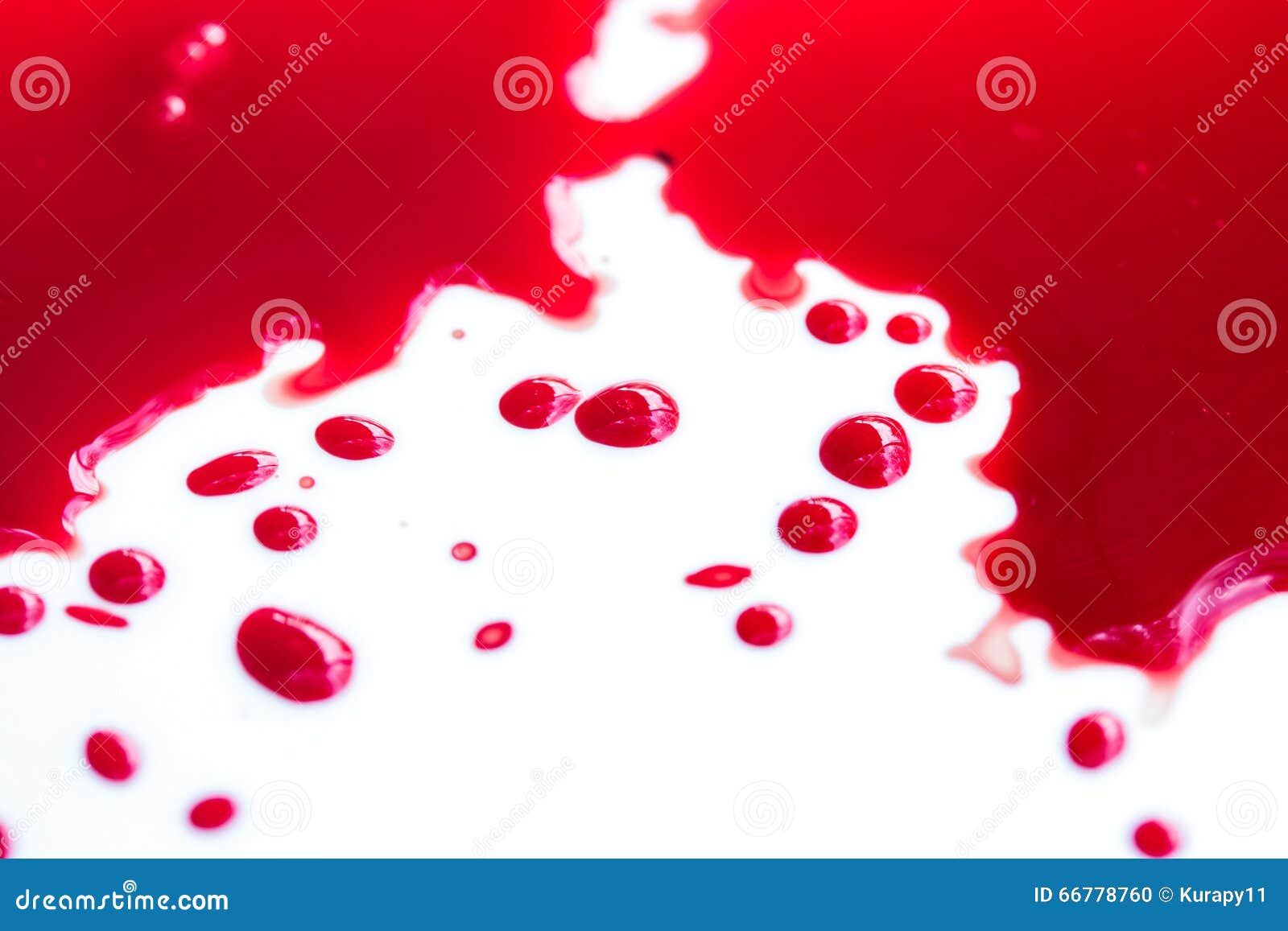 Blood droplets on white stock photo. Image of white, stain - 66778760