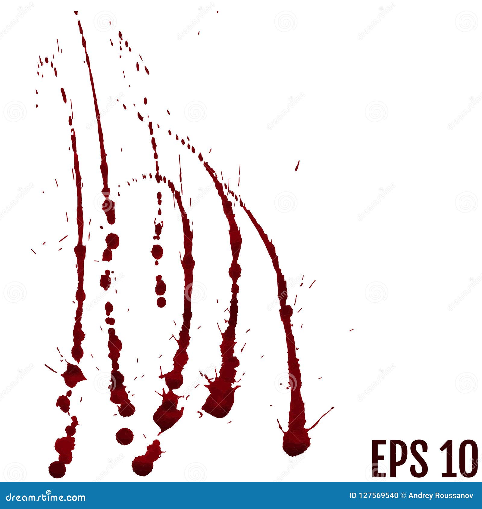 Blood Drops - Criminality and Violence - Bloody Spray Stock Vector ...