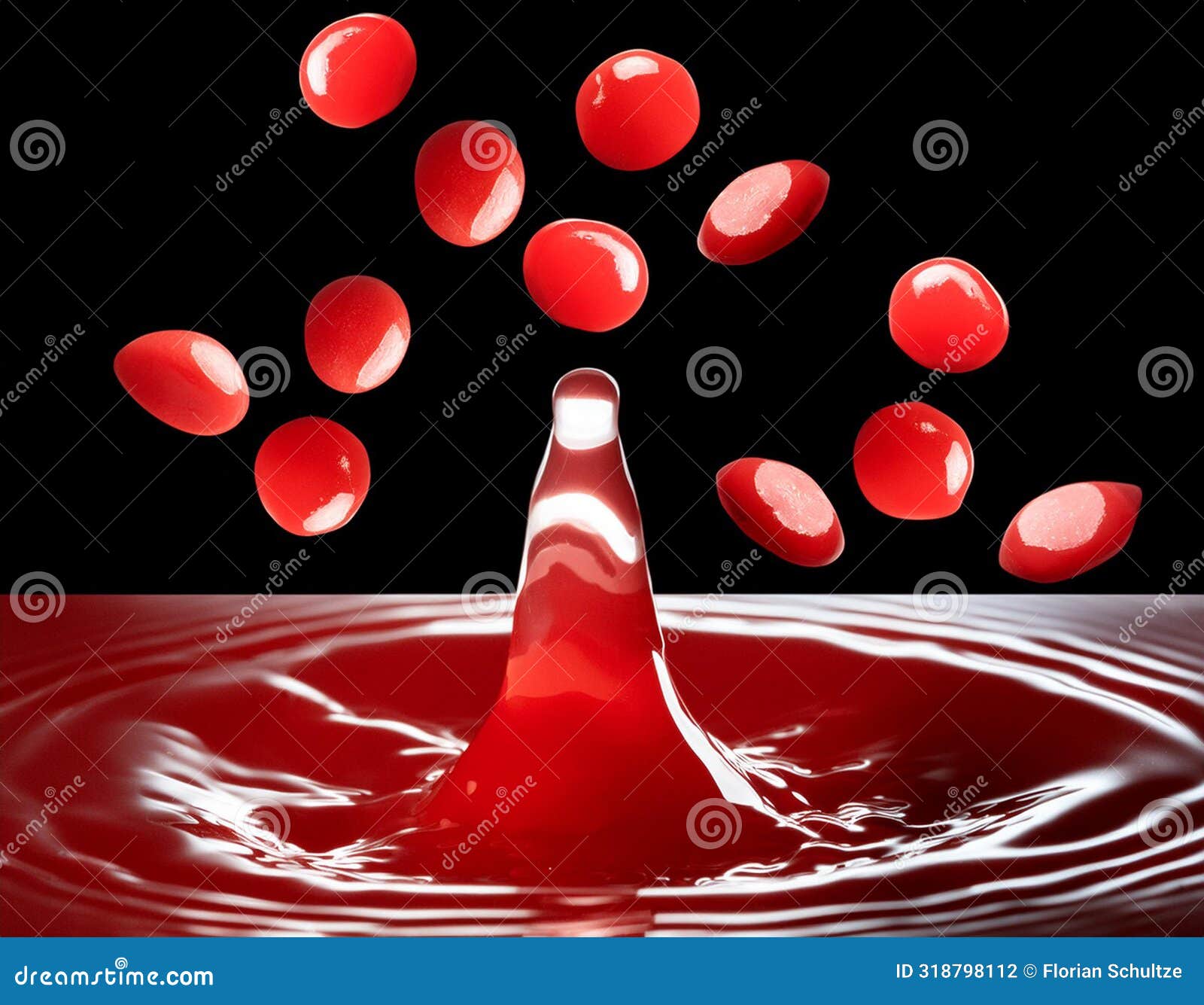 Blood drops cut out stock illustration. Illustration of card - 318798112
