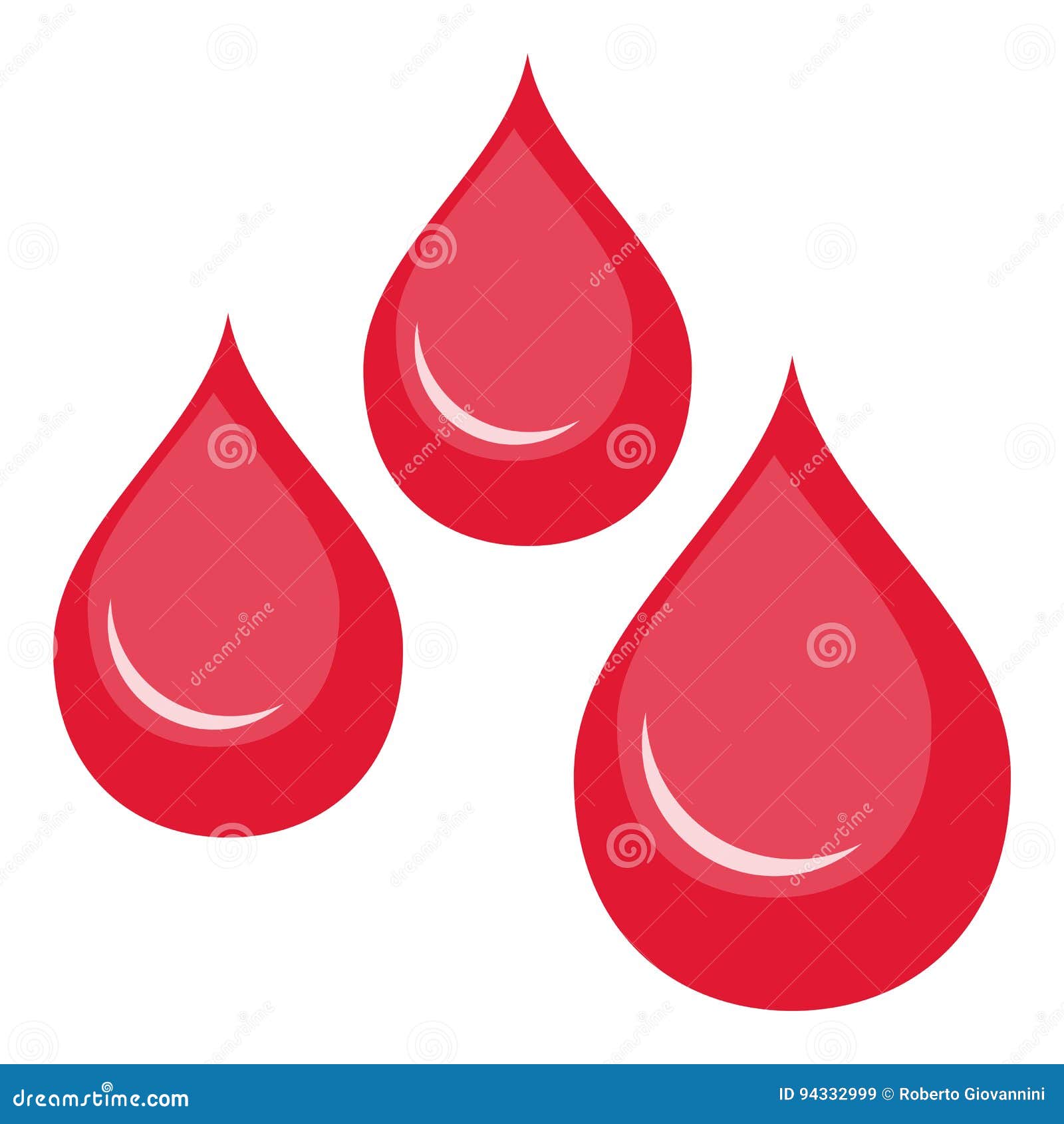 Blood Drops, Halloween Decoration Borders Design. Vector Liquid Blood ...