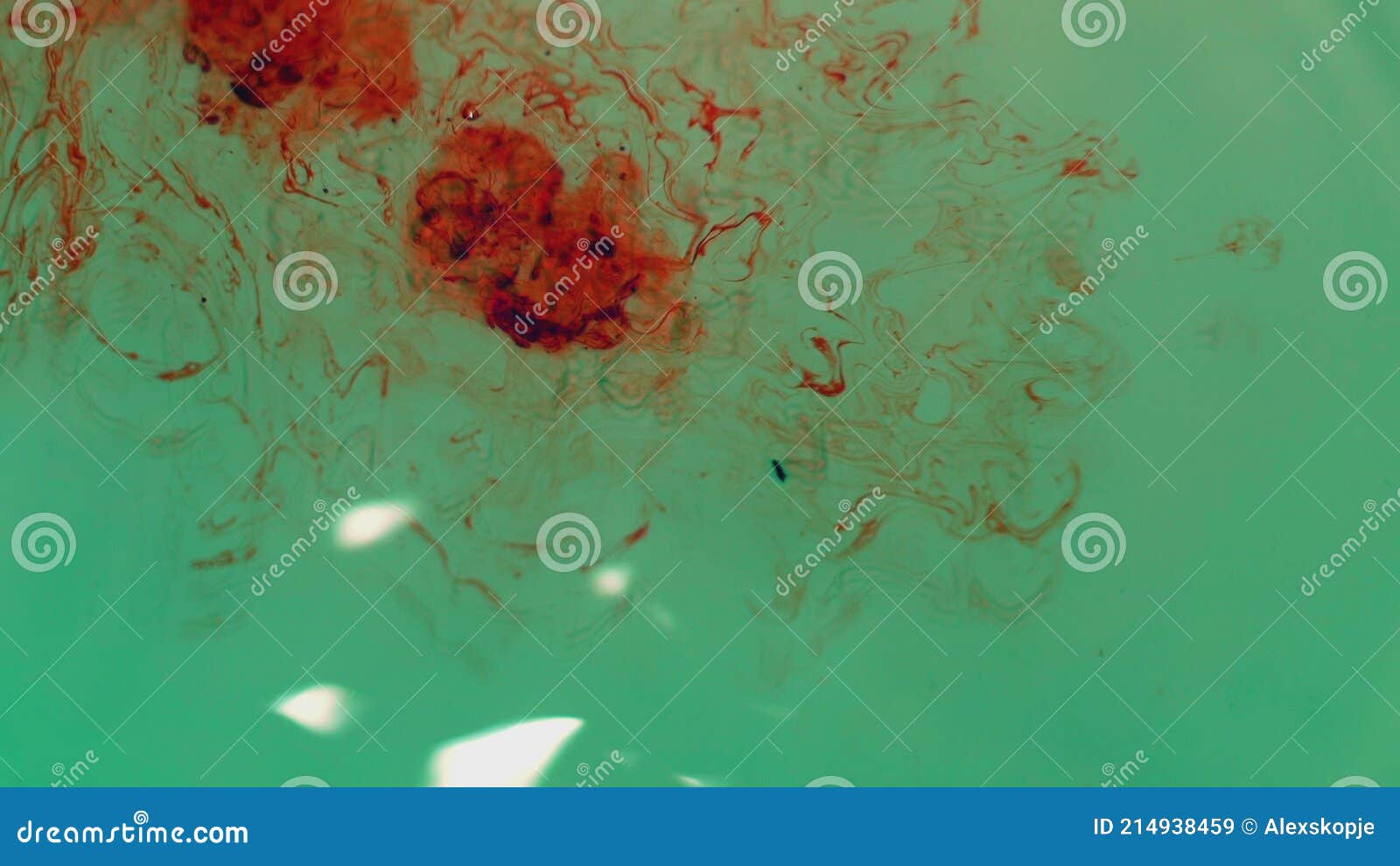 Blood Drops Flowing in Water Stock Image - Image of closeup, blood ...