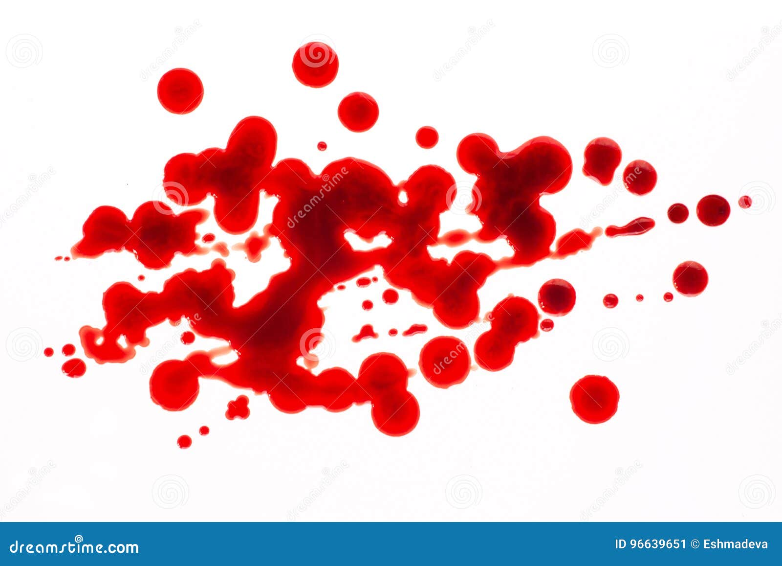 Blood Drops Isolated on White Stock Image - Image of blot, murder: 96639651