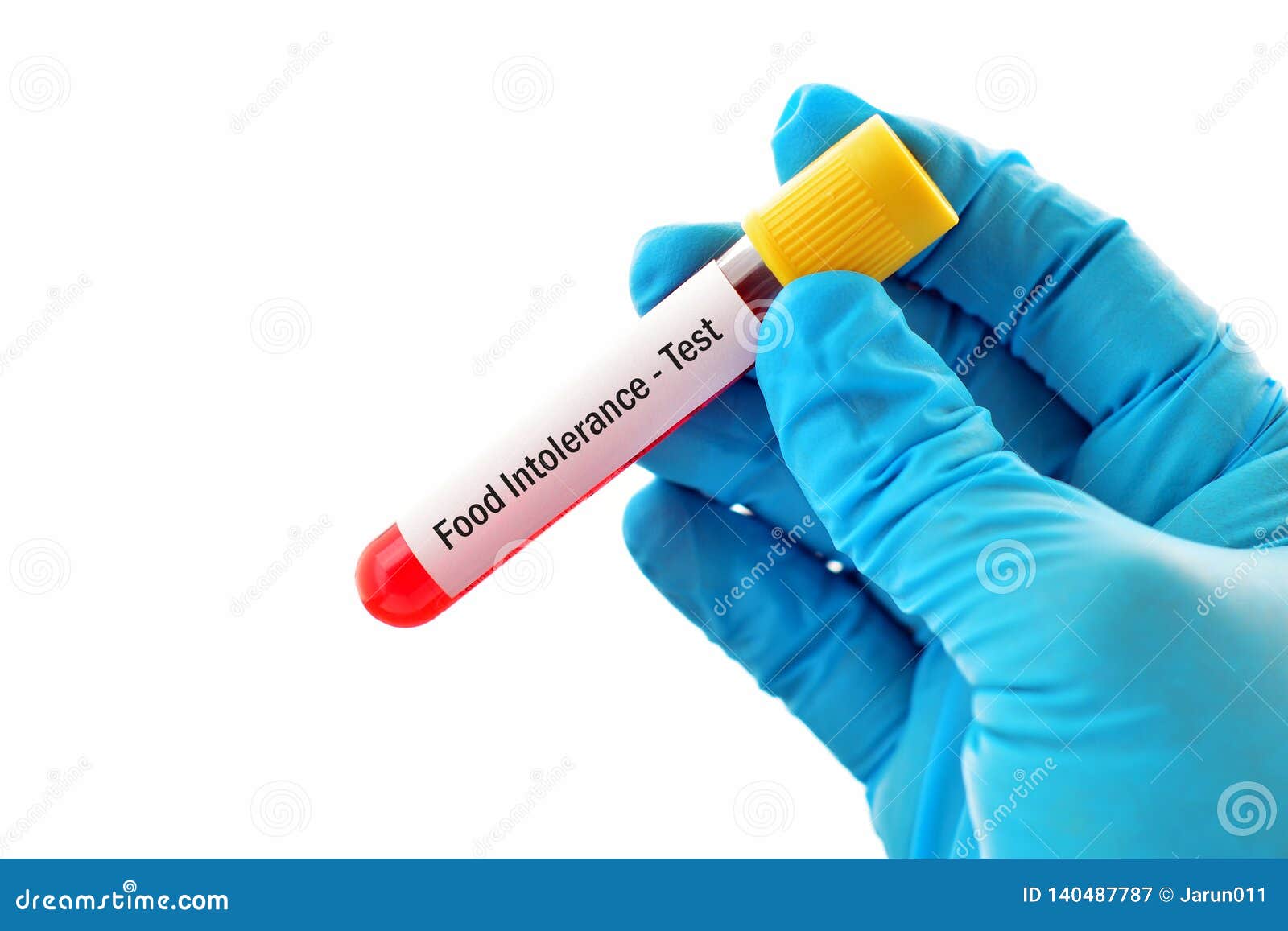 Blood for Food Intolerance Test Stock Image - Image of food, medical ...