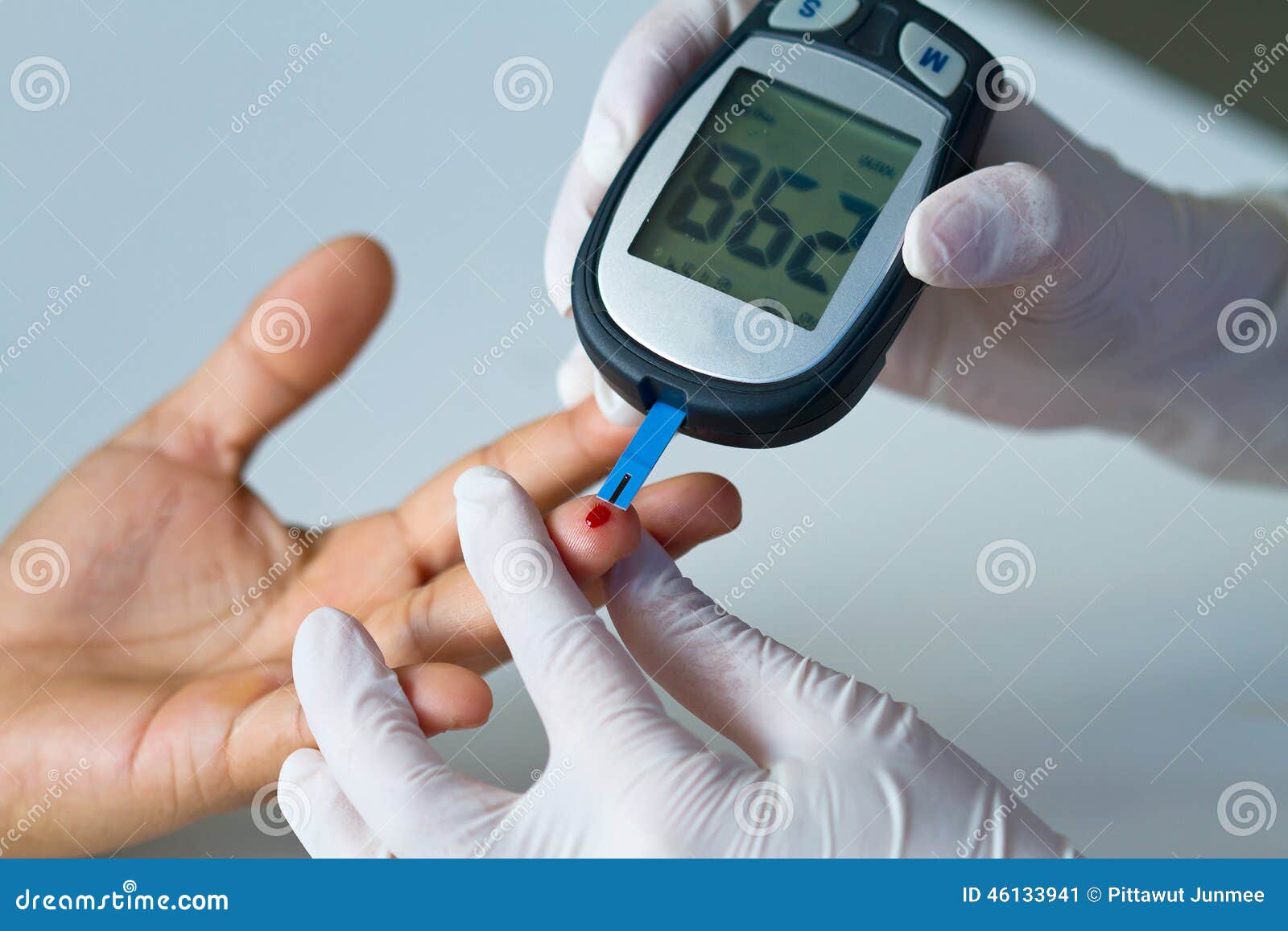 Blood glucose meter stock image. Image of medicine, glucose - 46133941