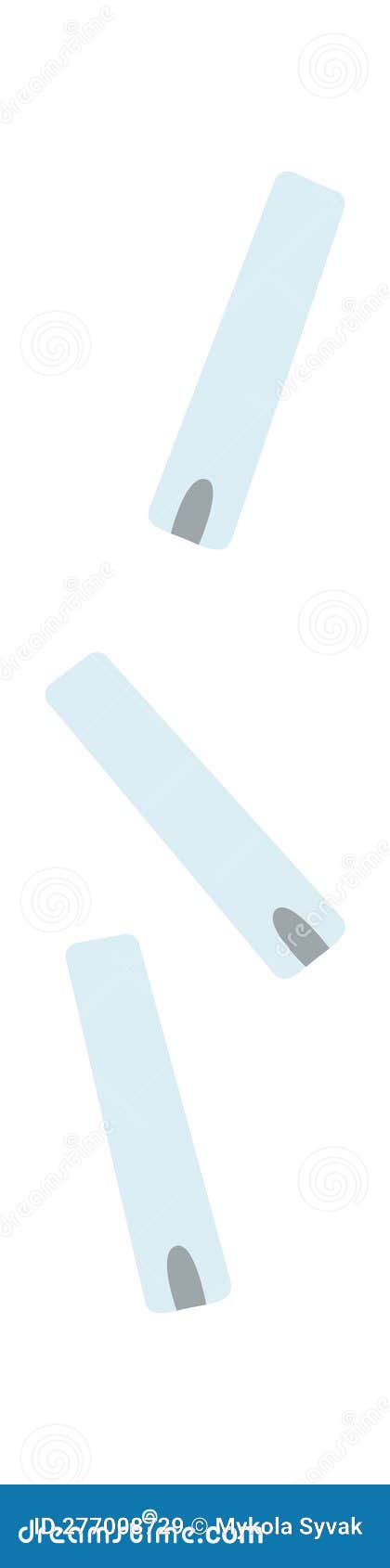 Blood Glucose Test Strips stock vector. Illustration of meter - 277008729