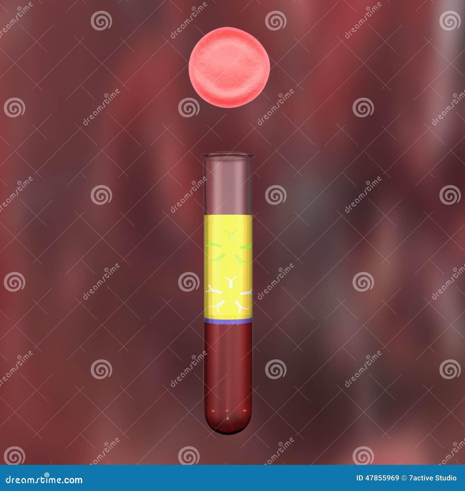 Blood group O stock illustration. Illustration of micro - 47855969