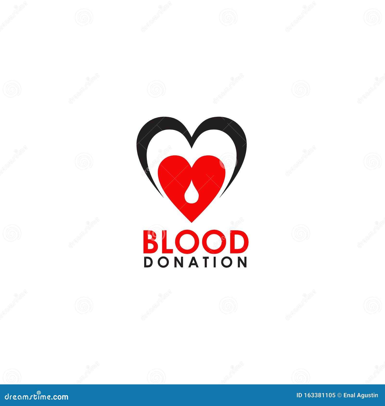 Blood Icon Logo Design Vector Template Stock Vector - Illustration of ...
