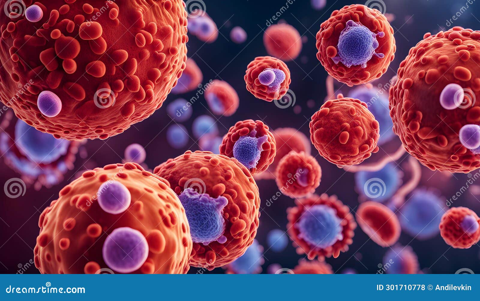 Blood Infection With Bacteria And Virus Cells Royalty-Free Stock Image ...