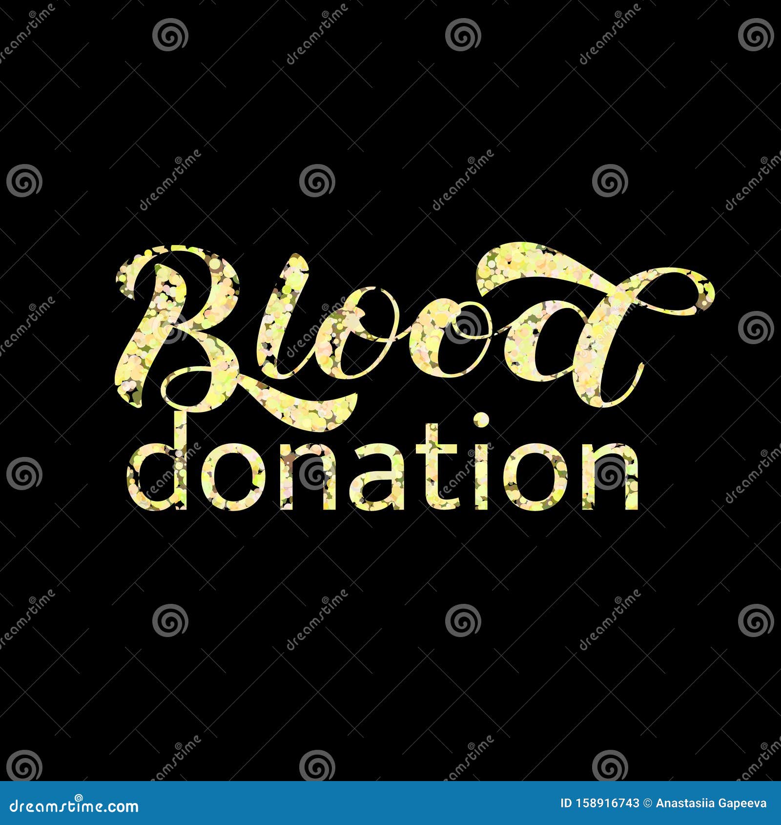 Blood Lettering With 3d Paper Cut Effect. Vector Illustration Royalty ...