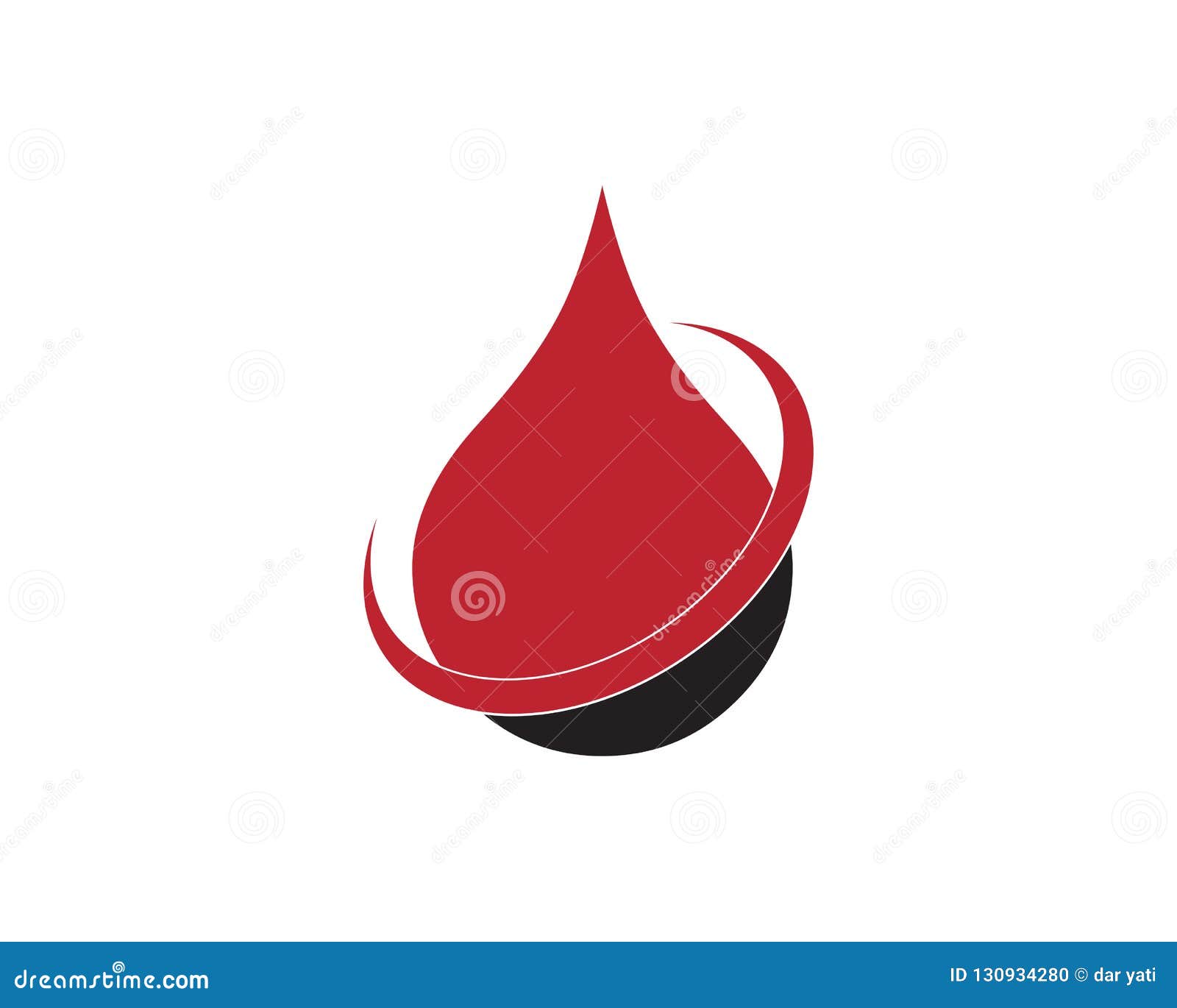 Blood Logo Template Vector Icon Stock Vector - Illustration of bead ...