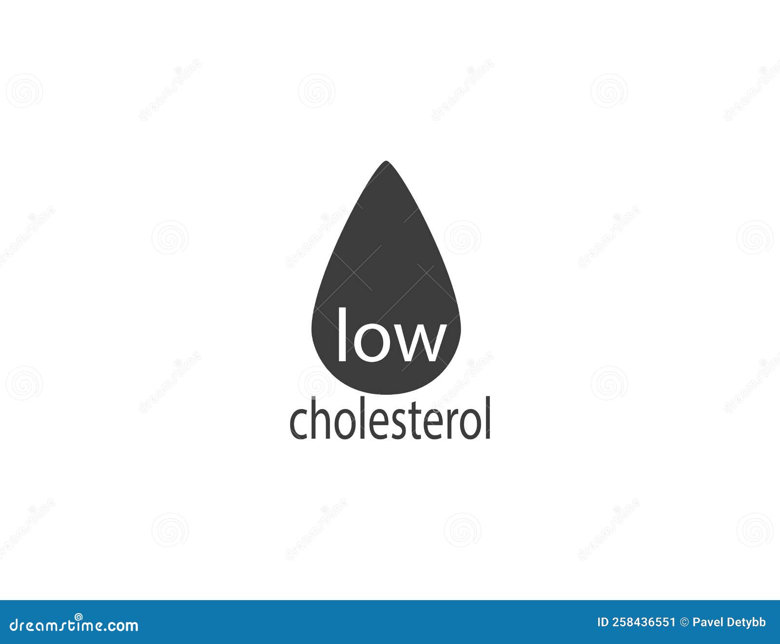Blood, Low Cholesterol Icon. Vector Illustration. Stock Vector ...