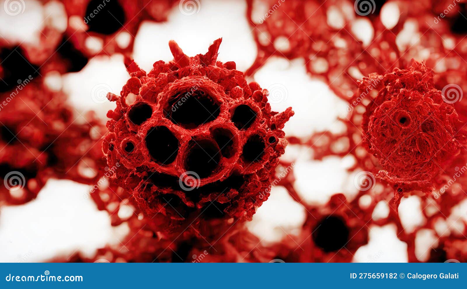 Blood Mutation, Blood Disease Abstract Illustration of Mutation, Ai ...