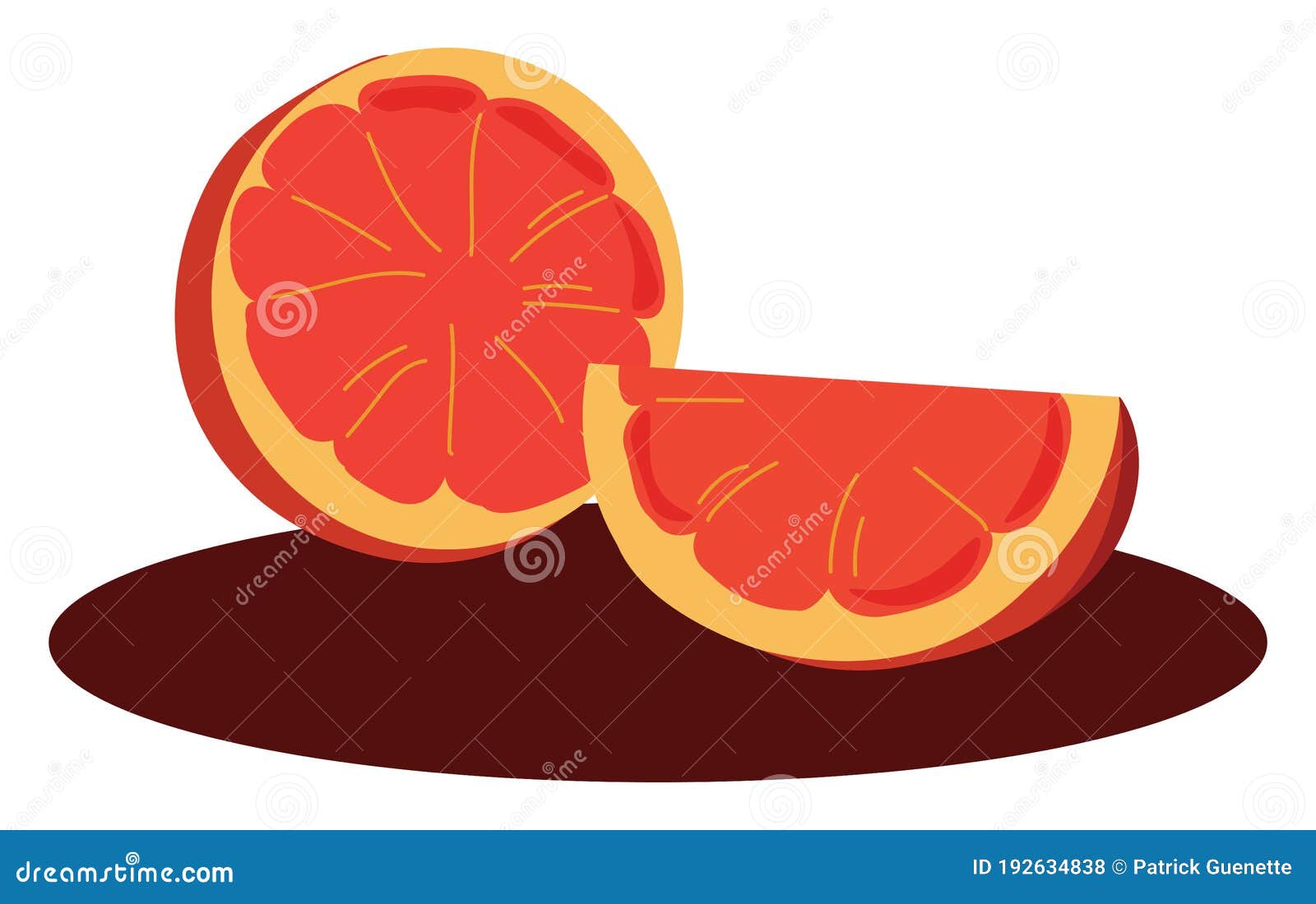 Blood Orange, Illustration, Vector Stock Vector - Illustration of food ...