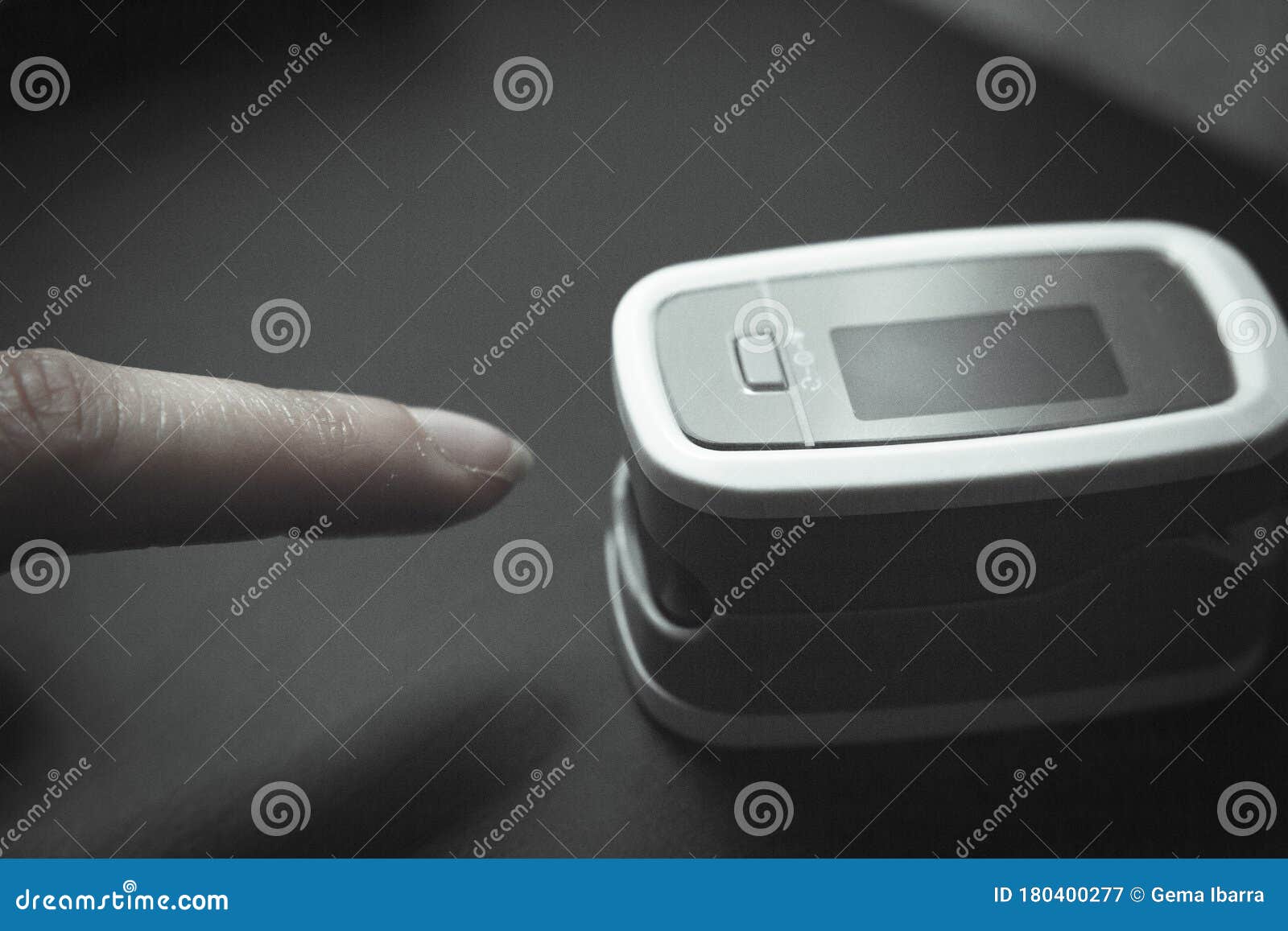 Blood oxygen finger meter stock image. Image of monitoring - 180400277