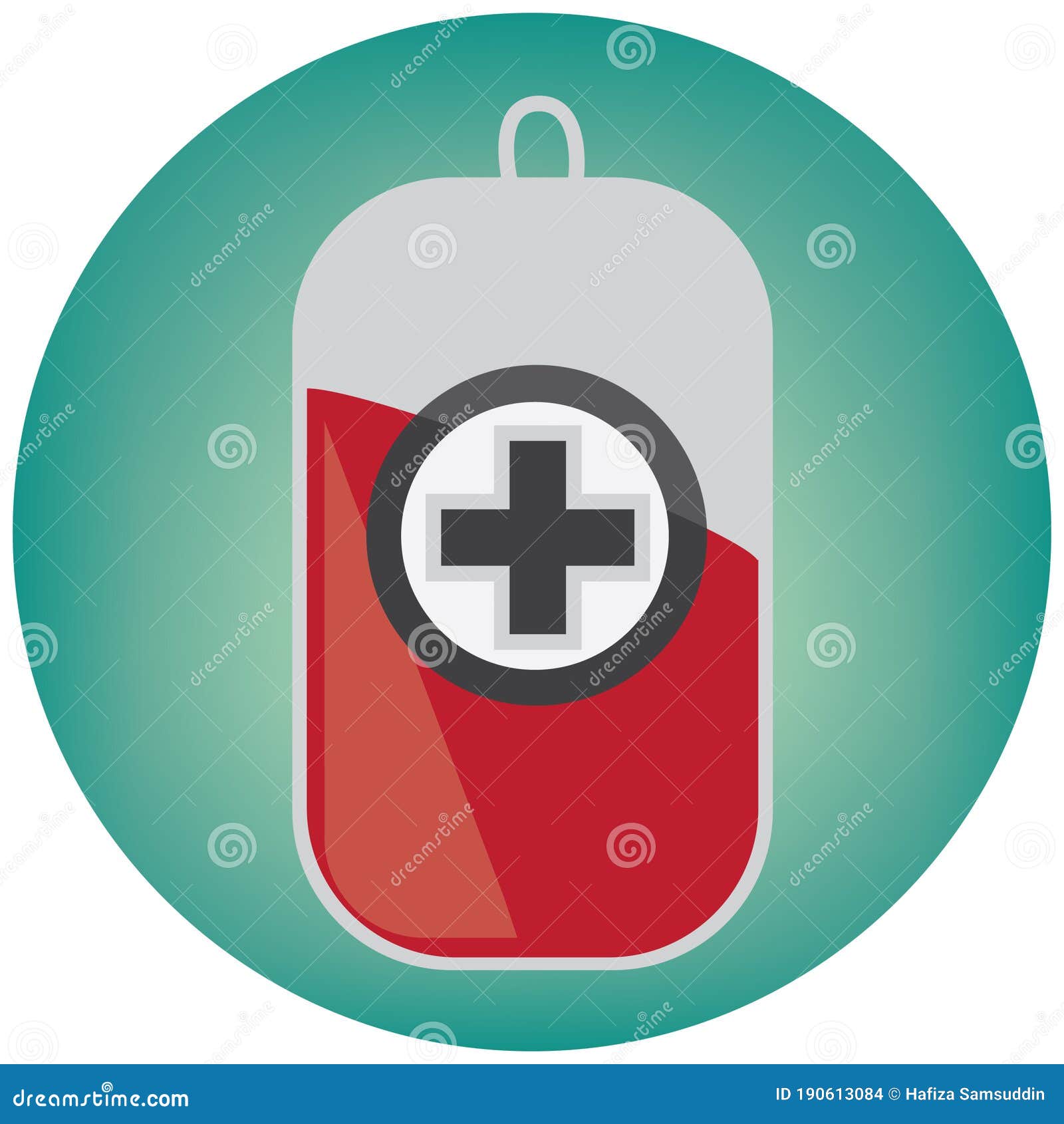 Blood Packet. Vector Illustration Decorative Design Stock Vector ...