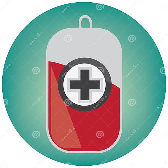 Blood Packet. Vector Illustration Decorative Design Stock Vector ...