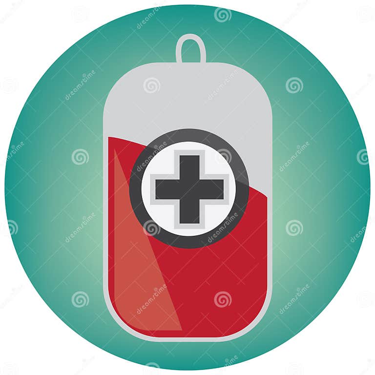 Blood Packet. Vector Illustration Decorative Design Stock Vector ...