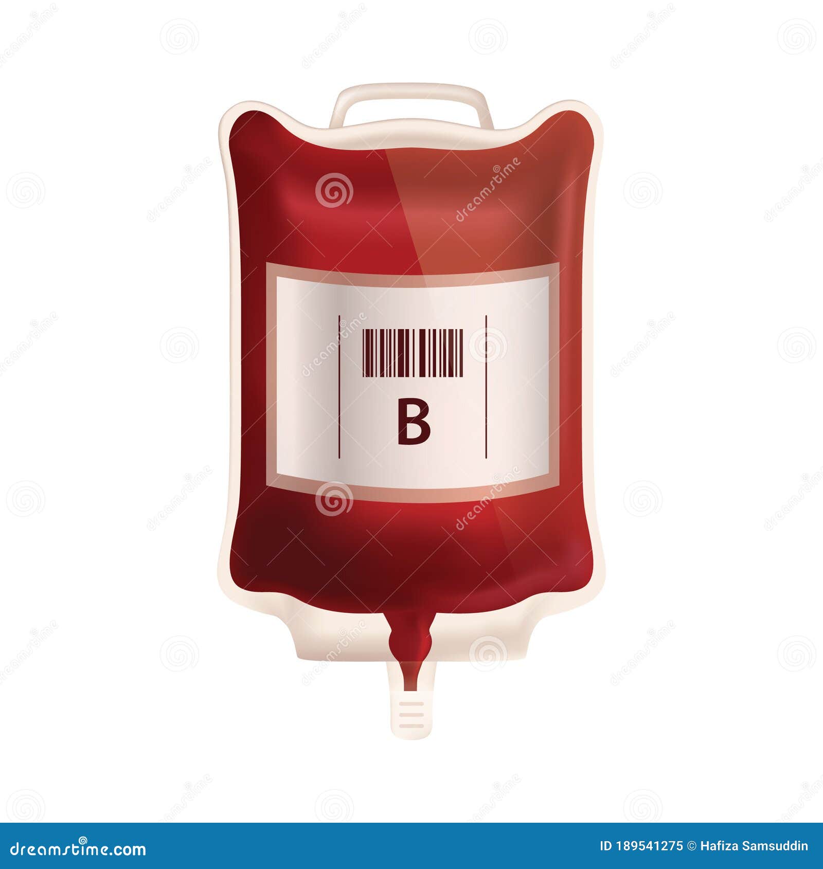 Blood Packet. Vector Illustration Decorative Design Stock Vector ...