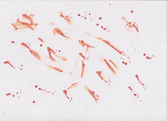 Blood on paper stock illustration. Illustration of paint - 54455780